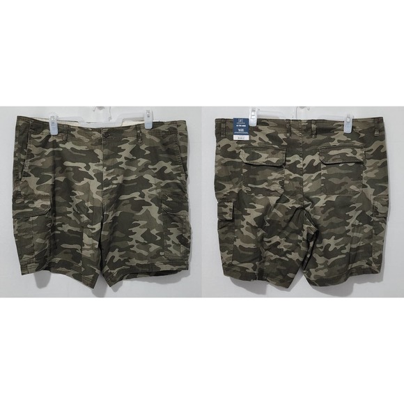 George | Shorts | George At The Knee Mens Cargo Short Green Camo Size ...